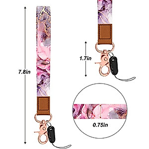 Rimilak Wristlet Keychain, Wrist Lanyard Key Chain for Women Men Car Keys ID Badges Card Wallet Phone Camera