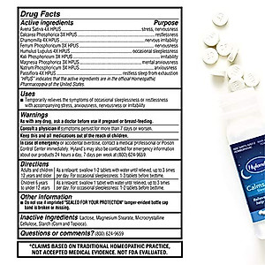 Hyland's Calms Forte' Sleep Aid Tablets, Natural Relief of Nervous Tension and Occasional Sleeplessness, 100 Count (Pack of 3)