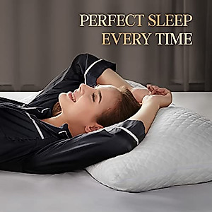 Lifewit Shredded Memory Foam Pillow King Size - Premium Adjustable Loft Hypoallergenic Cooling Pillow for Sleeping for Side, Back, Stomach Sleepers, Washable Cover - CertiPUR-US Certified