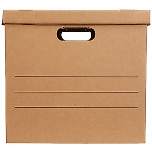 Amazon Basics Medium Moving Boxes with Lid and Handles, 19 x 14.5 x 15.5 inches, 10-Pack