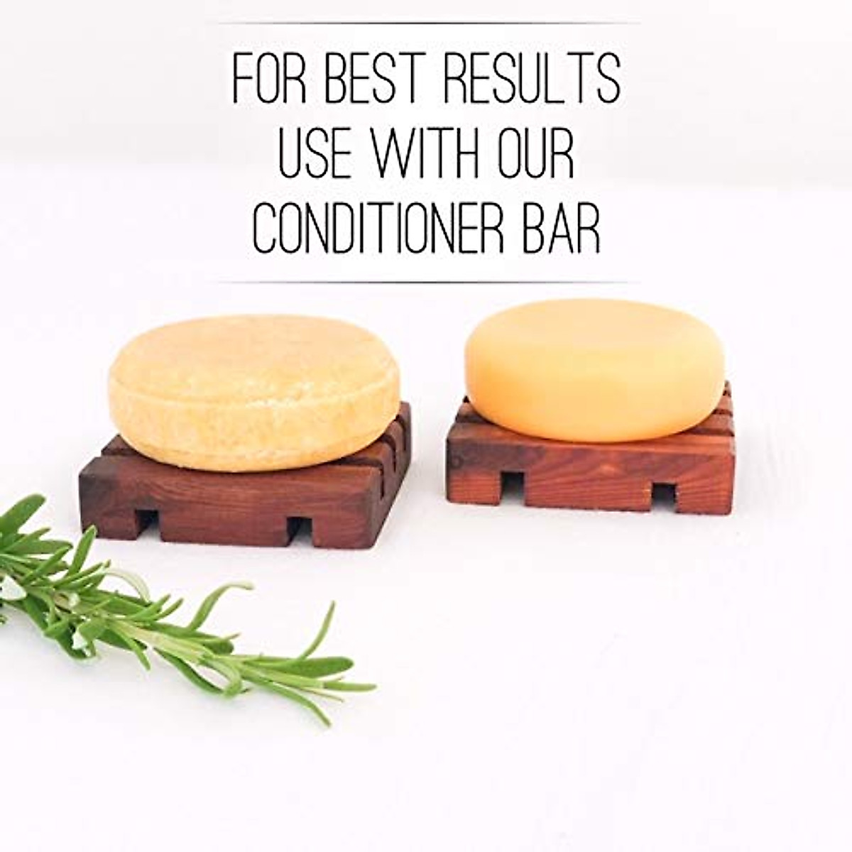 Shampoo and Conditioner Solid Bars Set - Lemongrass & Sweet Orange. Organic Ingredients, All Hair Types, Sulfate-Free, Cruelty Free & Vegan. One 3 ounce bar and one 2.3 ounce bar.