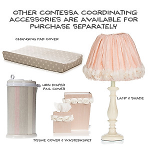 Glenna Jean Contessa Mini Crib Sheet, Pink, Mini
