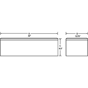 Lund 288272 Challenger Series Brite ATV Front Storage Box , Black