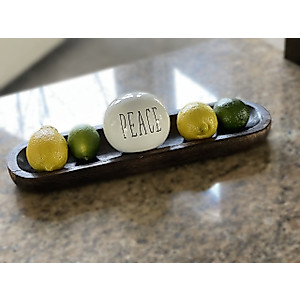 Hand-crafted wooden dough bowl can be used for home decor. Candle safe wooden bowl. Can be used for fruits,bread,vegetables. Food Safe. Unique rustic wood bowls.