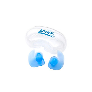 Zoggs 300659-400 Aqua Plugz - Hypo-Allergenic Silicone Ear PlugsBlue