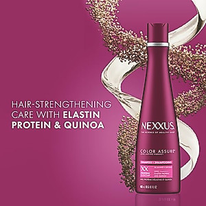 Nexxus Hair Color Assure Sulfate-Free Shampoo with ProteinFusion, For Color Treated Hair Color Shampoo 13.5 oz