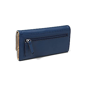 NINE WEST Wildwood Slg Check Sec Bifold Wallet Rodeo Blue One Size