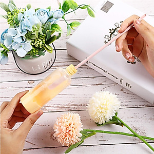 9 Pieces Last 3 Sizes Silicone Spatula for Beauty and Kitchen Makeup Spatula Silicone Bottle Scraper Lotion for Girls and Women (Pink, Purple and Blue)