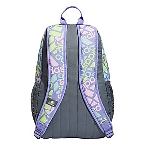 adidas Creator 2 Backpack, Adi Multi Collage Light Purple/Onix Grey/White, One Size