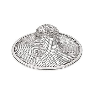 Camco Sink and Shower Drain Strainers | Designed to Keep Food and Hair Out of Plumbing | 3-Pack (42273)