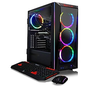CLX Set TGMSETRTM0B03BM Gaming Desktop - Liquid Cooled AMD Ryzen 7 5800X 3.8GHz 8-Core Processor, 16GB DDR4 Memory, GeForce RTX 3080 10GB GDDR6X Graphics, 240GB SSD, 2TB HDD, WiFi, Windows 11 Home