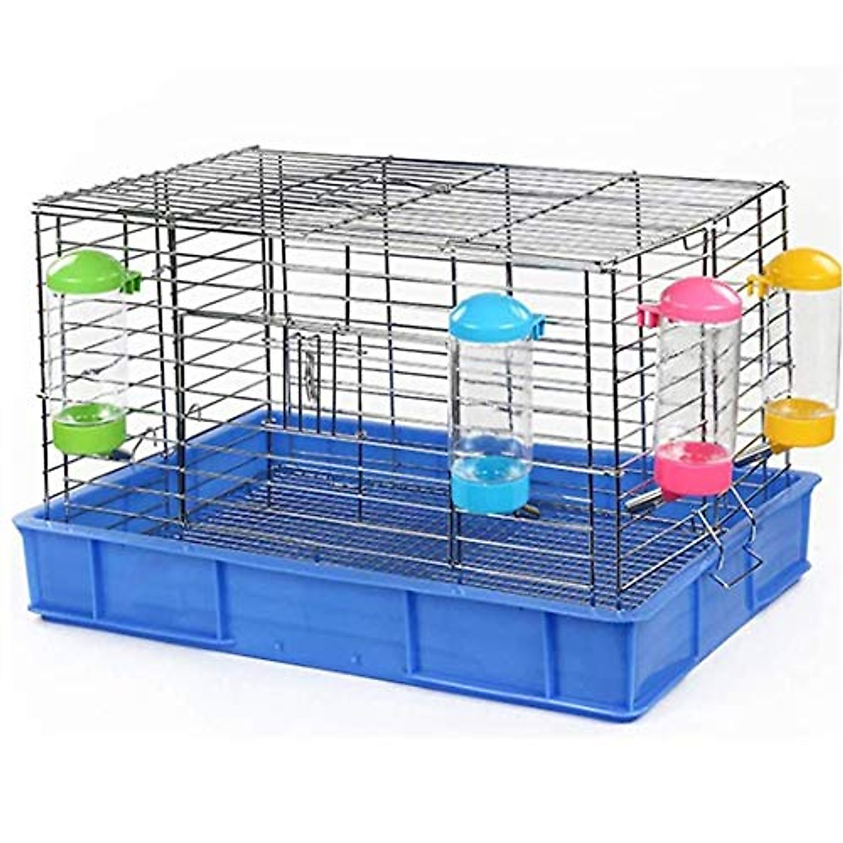 LAPXSNZD 2Pcs 16Oz No Drip Small Animal Water Bottle,Bpa Free Best Water Bottle for Small Pet/Bunny/Ferret/Hamster/Rabbit(Colors are Random)