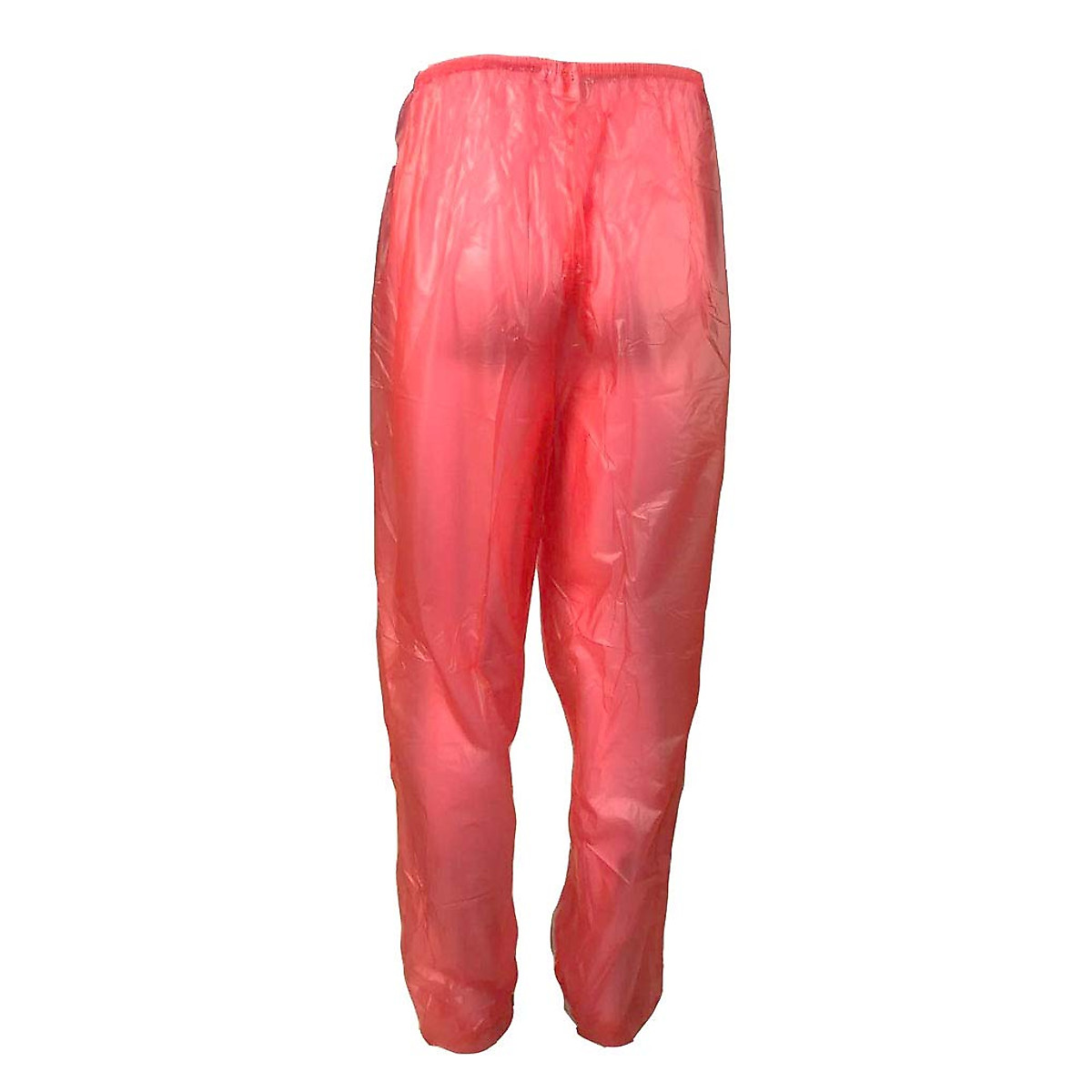 Haian Plastic Jogging Bottoms (Large, Transparent Red)