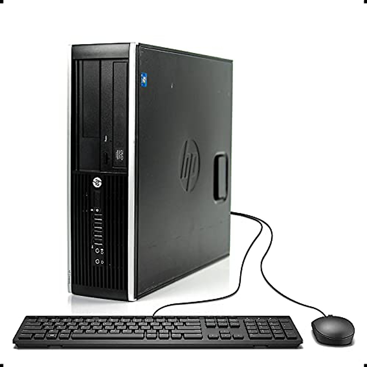 HP Desktop, Dual Core AMD, New 8gb Memory, 500gb, DVD, Windows 10 Professional, WiFi Wireless (Renewed)