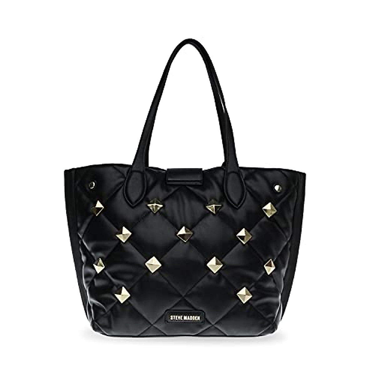 Steve Madden VOLUMN Studded Tote, Black