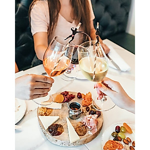 Bachelorette Naughty Straws, Stripper Pole Dancer Straw,24pcs Bachelorette Party Naughty Nye Paper Straw for Hens Girls Night Adults,Dancing MEN Confetti Thick Straws Ladies Bridal Shower Decoration