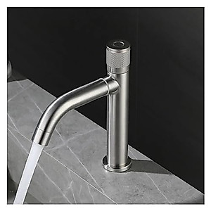 LIANTE Basin Faucet Water Tap Bathroom Faucet Stainless Steel Finish Single Handle Water Sink Tap Rotate 360 Degrees Bath Faucets,Kitchen Faucet