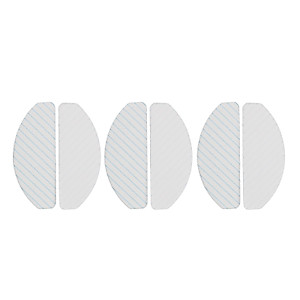 Fdit 6 Pcs Mop Cloth Pads Replacement for Yeedi Vac 2pro Vacuum Cleaner Washable Reusable Mop Cloth Pads Replacement Parts Sweeper Accessories