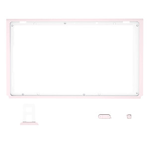 eXtremeRate Pink Front Back Plate for Nintendo Switch Console, NS Joycon Handheld Controller Housing with Full Set Buttons, Full Set Replacement Shell for Nintendo Switch - Switch NOT Included