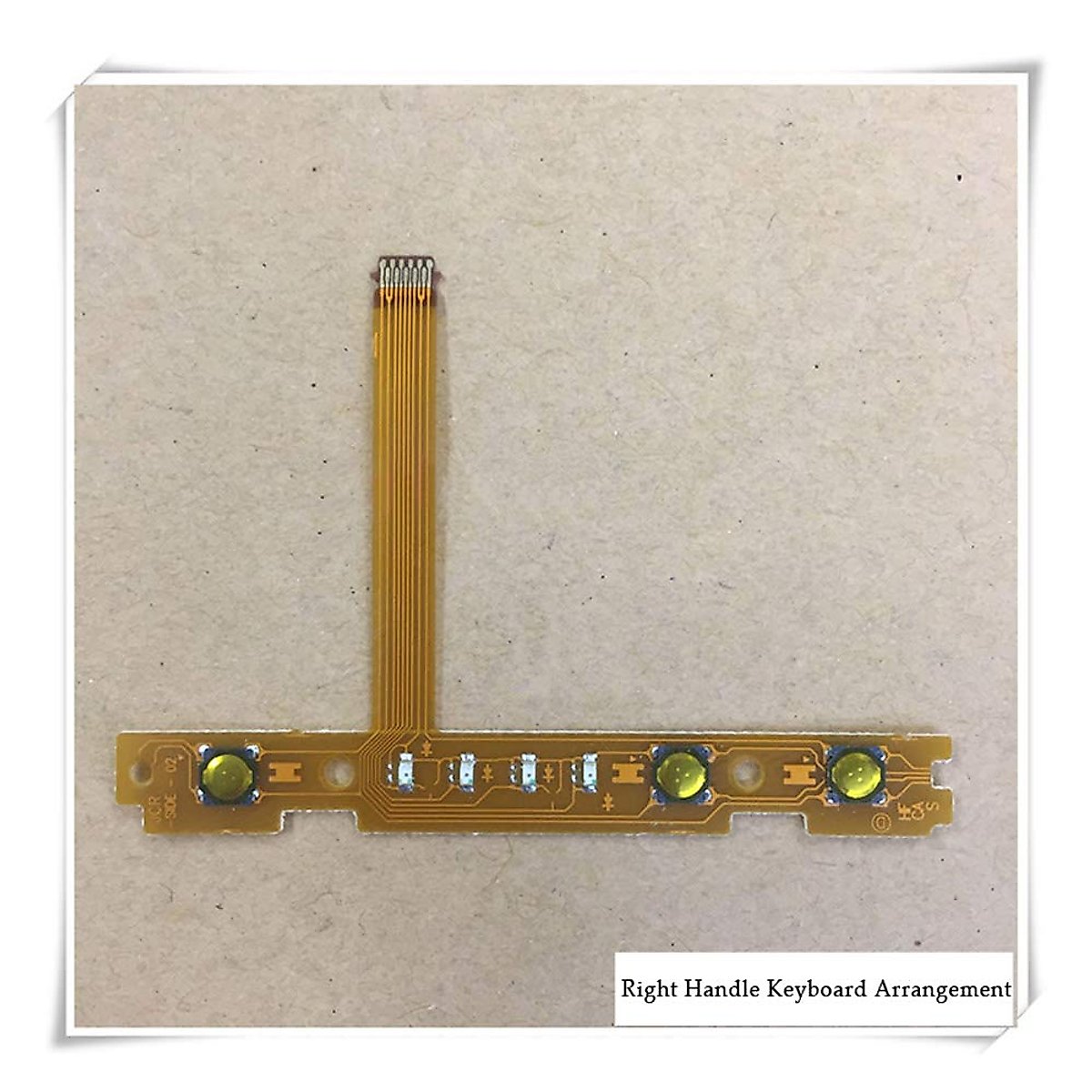 Comidox 2PCS Replacement SR SL Left Right Button Key Flex Cable for Nintendo Switch Joy-Con Controller SR+SL
