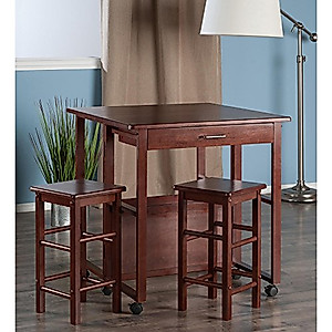 Winsome Wood Fremont Space Saver Set Walnut/3 Piece