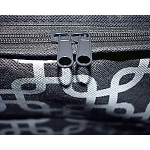 COMPONO 2 Pack Under Bed Storage Containers for Under The Bed Storage with Large Clear Window Carry Handles. Creates Storage Under Bed Organizer for Any Household Items (Pattern, Underbed Storage)