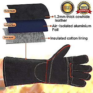 TIROTECHS Build Trust & Protect Your Hands - Bite-Proof Animal Handling Gloves for Safe & Loving Pet Care with Dogs and Cats