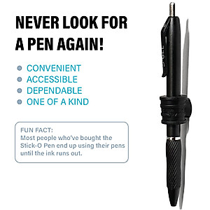 Stick-O Pen Magnetic Pen Pencil Holder - Holds Most pens, Pencils, and Thin Markers. Ideal for Fridges, Task Boards, Workshops, Classrooms, Offices, and Kitchens. (Three Pack)