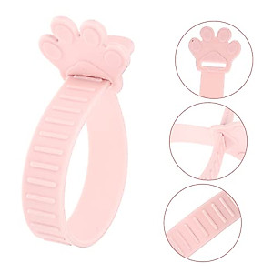 ASAKKURA 10pcs Toilet Lid Lifter Toilet Riser Seat Toilet Handle Toilet Seats Cover Toilet Seat Bidet Toilet Seat Toilet Seats Lifter Sticky Furniture Knob Toilet Seats Handle Pink