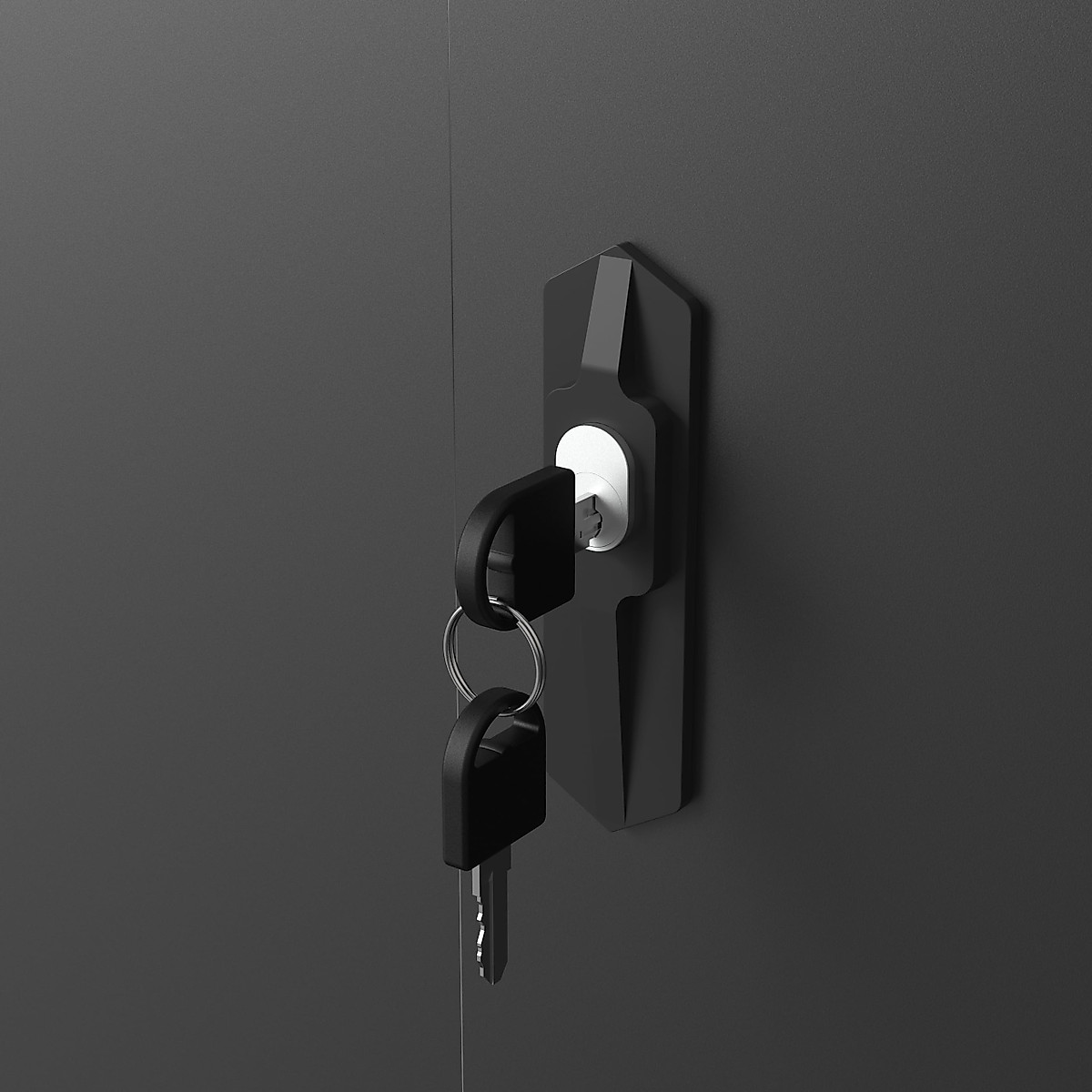 DiMorture Metal Office Cabinet File Cabinet Lockable, Printer Stand with Sliding Doors and Adjustable Shelves, Lateral Office Filing Cabinet for Letter, A4, Legal and File Folders, Black