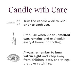 Essential Elements by Candle-lite Scented Candles Wild Fig & Tobac Fragrance, One 9 oz. Single-Wick Aromatherapy Candle with 50 Hours of Burn Time, Off-White Color