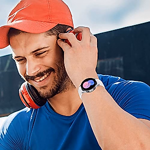 Sport Bands for Samsung Galaxy Watch 7/6/5/4/FE Band 40mm 44mm/Watch 6 Classic 47mm 43mm/Watch 4 Classic 46mm 42mm Women/Men,Silicone Strap for Samsung Watch 5 Pro 45mm,No Gap replacement Wristband