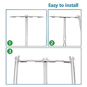 GasSaf 18 inch Burner Tube Set Replacement for Weber 69787, Spirit 300 E310 E320 E330 S310 S320 S330 Series Gas Grills with Up-Front Controls(2013 & Newer), 304 Stainless Steel Durable Burner Tube