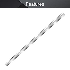 Fielect White Straight Line Acrylic Round Rod Standard Plexiglas Tolerance Lightweight for DIY 10mm Diameter 250mm Height 1Pcs