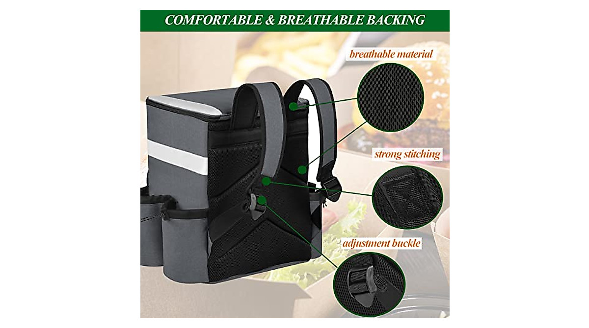 High-Quality Pizza Delivery Backpack for Hot & Cold Foods
