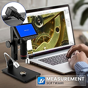 Andonstar 5 inch Screen 1080P Digital Microscope HDMI Microscope for Circuit Board Repair Soldering Tool ADSM302