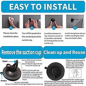 4 Pack Window Suction Cup Bird Feeder Hanger for Bird Feeders and Wind Chimes and Plant, Bird Feeder Hook with Strong Suction Cup, Using The Glue Drop Process- no Feeder and Wind Chimes and Plant