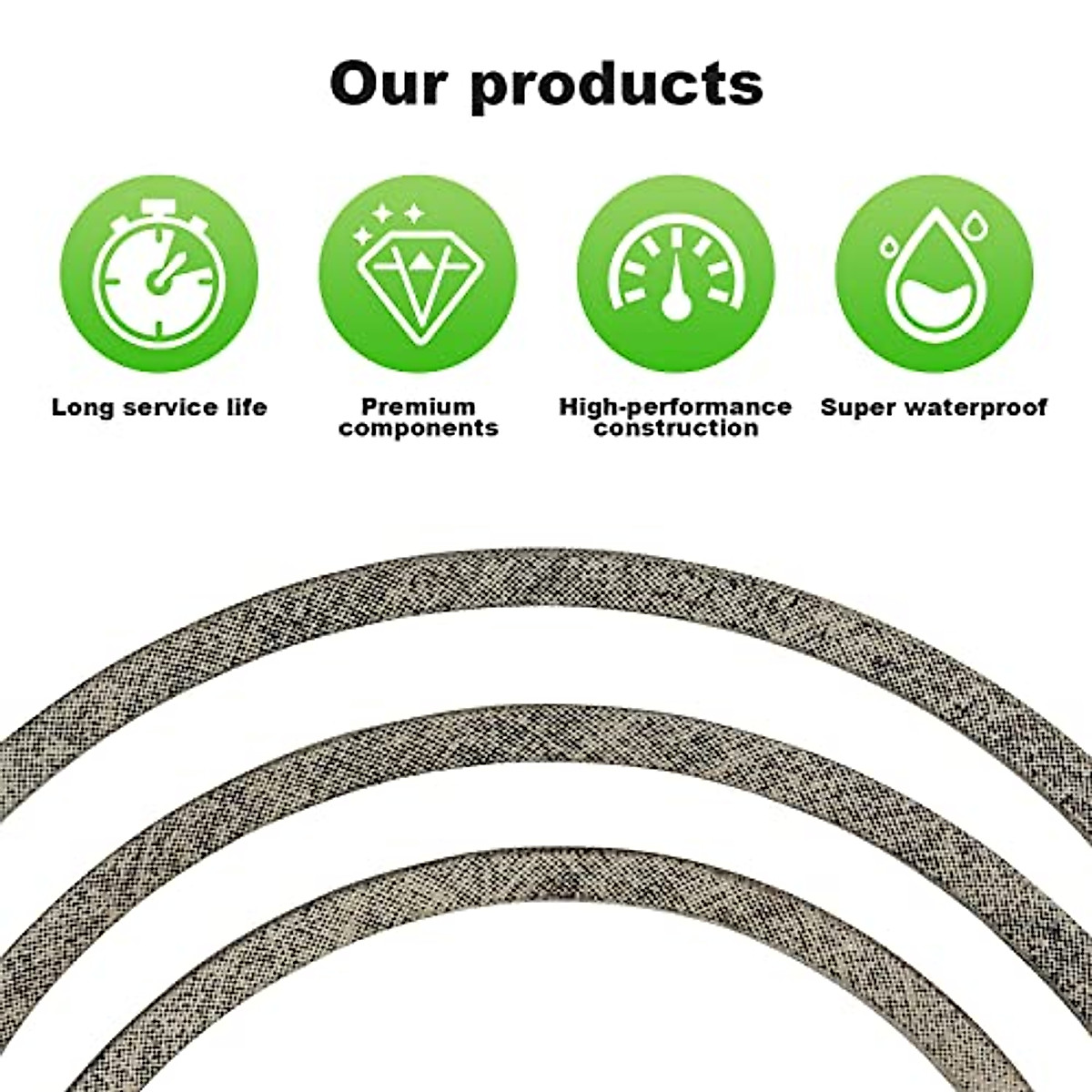 New Replacement SPEC BELT For HUSQVARNA 580364609 LC221A LC221AH LFC221A L221A L321AHE WALK…