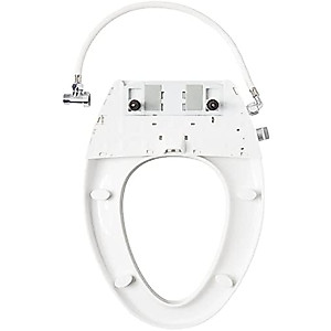 Signature Hardware 948434-12-L Key West 1.28 GPF Two Piece Elongated Skirted Chair Height Toilet - Seat Included