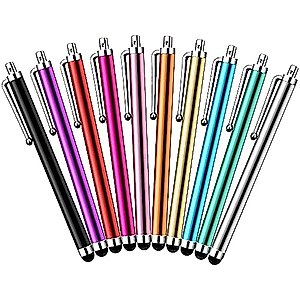 Stylus Pen for All Universal Touch Screens Devices,𝐔𝐩𝐠𝐫𝐚𝐝𝐞𝐝 Your Touch Screen Experience with AWINNER 10 Pack High Precision Capacitive Stylus Pencil