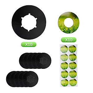 ZWMBYN 10 Pack Kratky Lids Insert Wide Mouth Hydroponic Cover Lids, Kratky Mason Jar Lids Insert Hydroponics Gardening Growing Lids, wide mason jar lids for Kratky Method