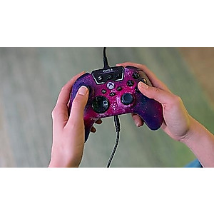 Turtle Beach REACT-R Wired Game Controller – Officially Licensed for Xbox Series X & S, Xbox One, and Windows 10|11 PC’s – Nebula