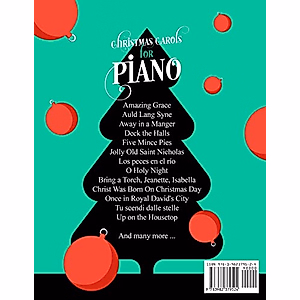 Christmas Carols for Piano. Beginner Christmas Sheet Music Book for Kids and Adults (+Free Audio)