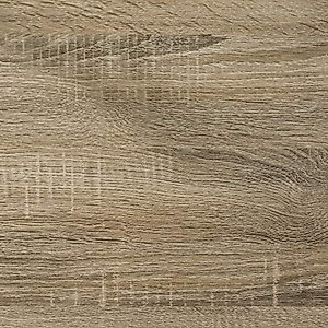 Walker Edison 5 Shelf Industrial Wood Metal Bookcase Tall Bookshelf Storage Home Office, 68 Inch, Driftwood