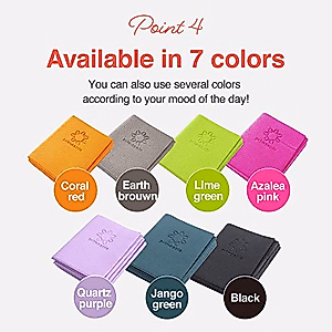 Primasole Folding Travel Yoga Mat Foldable light weight Easy to carry to Workout Fitness Class Beach Park Travel Picnics 4mm thick Lime Green Color PSS91NH028A