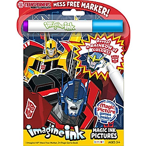 Transformers Rescue Bots Coloring and Activity Book Set - 4 Pc Bundle with Transformers Imagine Ink, Transformers Activity Book with Games, Stickers, More | Rescue Bots Coloring Book