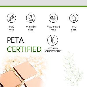 Honeybee Gardens Pressed Mineral Powder Foundation Refill, Neutral Light Shade, 7.5g