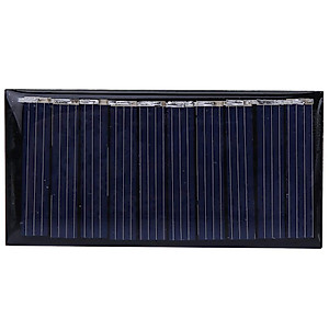 Solar Panels Battery Charger - 50MA 5V Mini Solar Panel Battery Charger Polycrystalline Silicon Outdoor Charging Power Supply