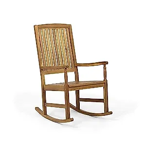 UYSB Acacia Wood Rocking Chairs (Set of 2) Chair Rocking Chair Rocker Chair Rocker Camp Chair Rocker Recliner Rocking Camp Chair Rocking Chairs Outdoor Rocking Chair Swinging Camping cha