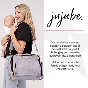 JuJuBe Diaper Bag, Travel Backpack and Large Tote with Portable Changing Pad, Stroller Hooks & Pockets for Baby Bottles, Diapers, Pacifier, Snacks, and Daily Essentials, BFF - Queen of The Nile